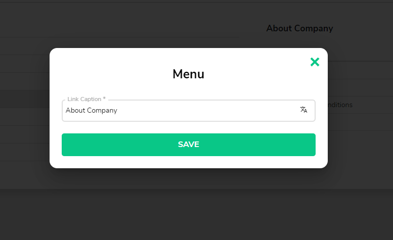 Footer links & contact setting up – PromoTron Solutions a.s.