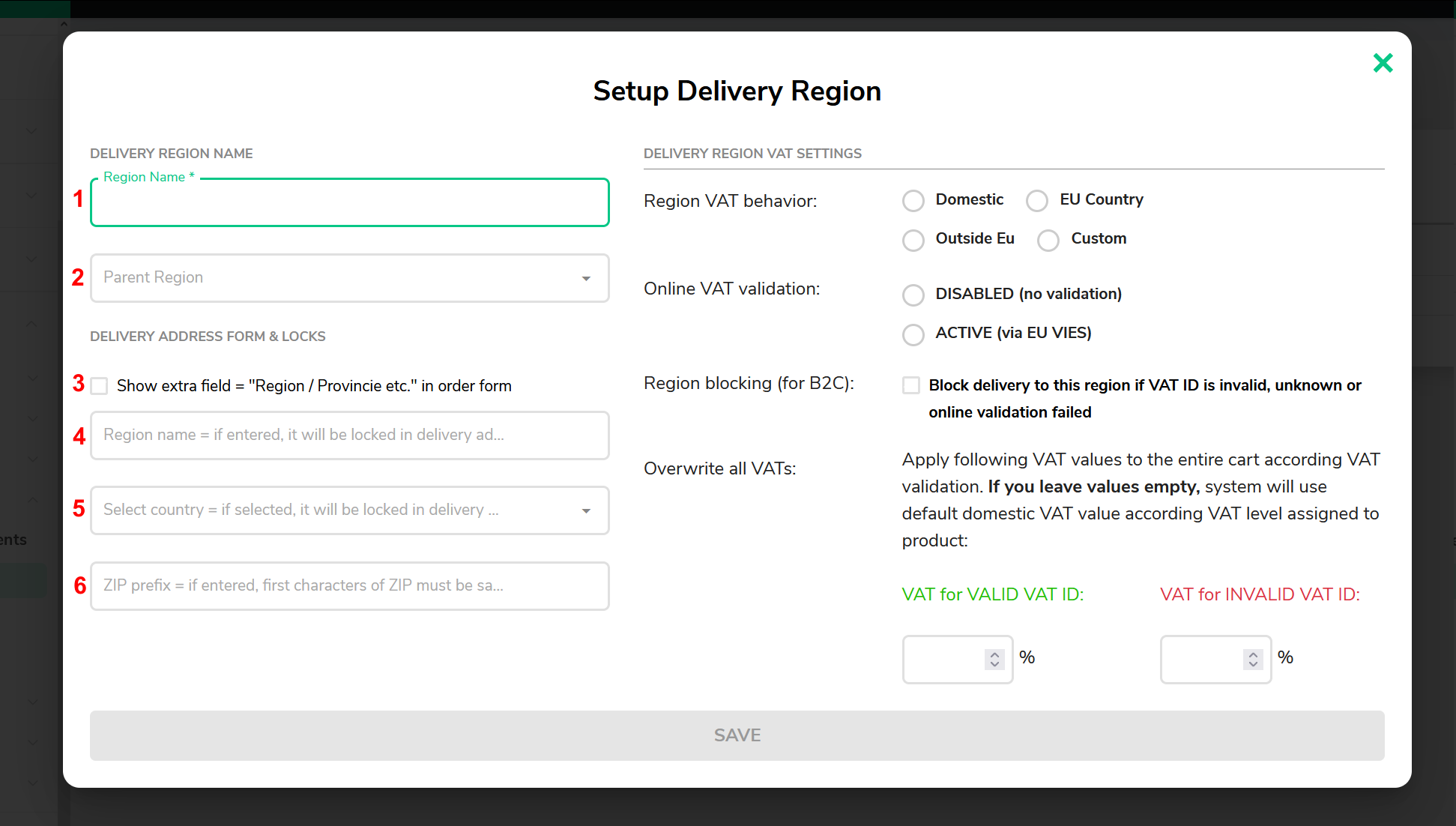 Delivery regions - creating, updating, deleting – PromoTron Solutions a.s. Delivery regions - creating, updating, deleting – PromoTron Solutions a.s.